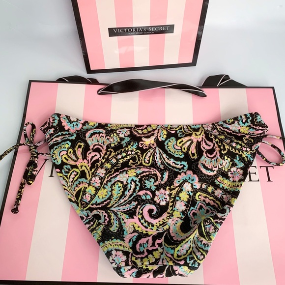Victoria's Secret | Swim | Victorias Secret Neon Paisley String Bikini ...